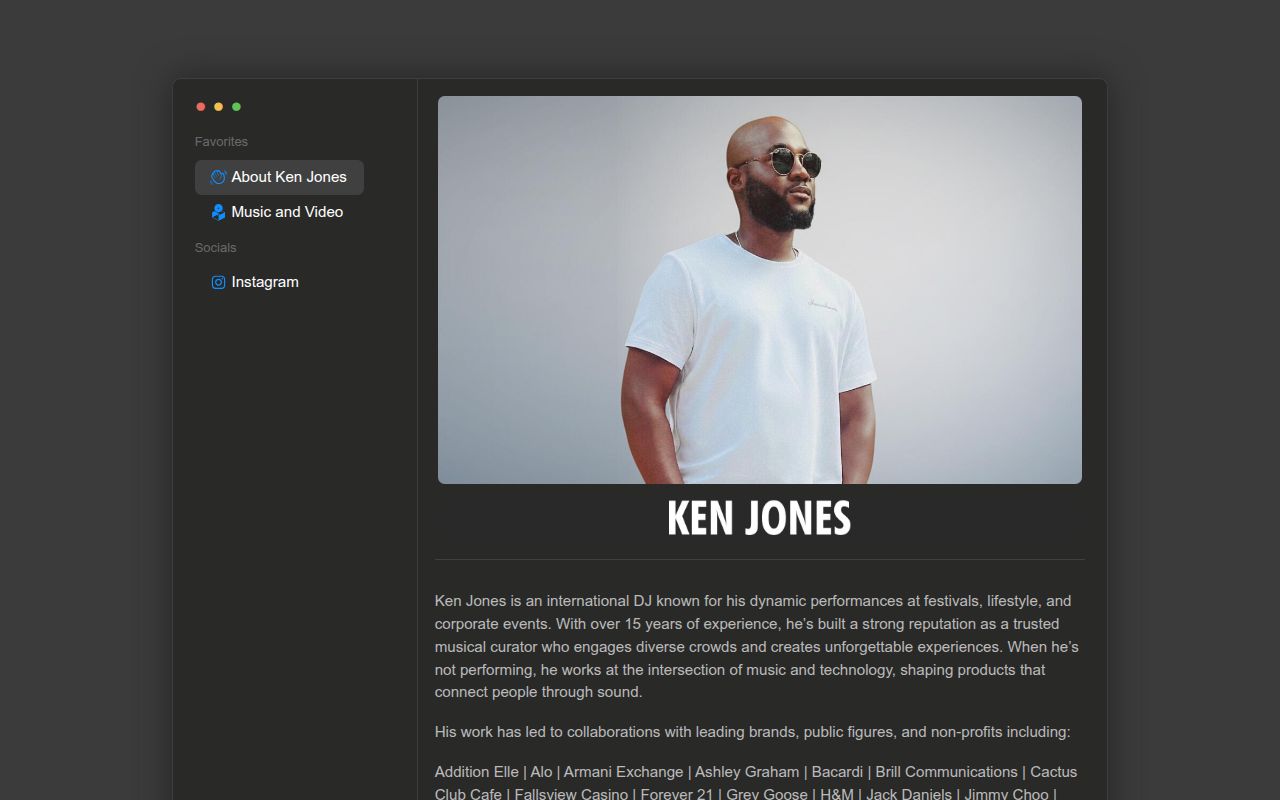 Ken Jones Music